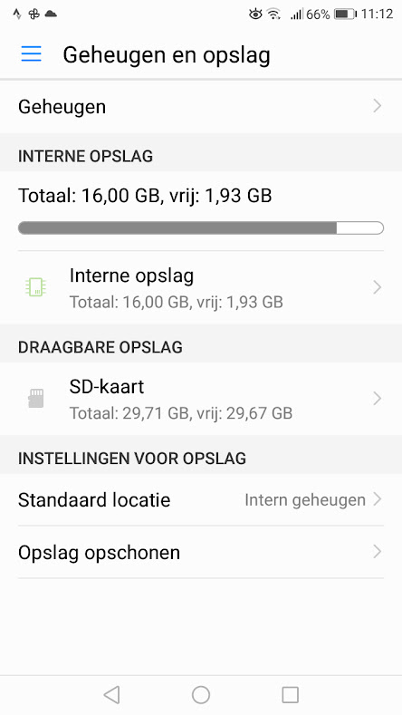 Intern geheugen Huawei Y7 SeniorenNet - Website voor de actieve 50-plusser